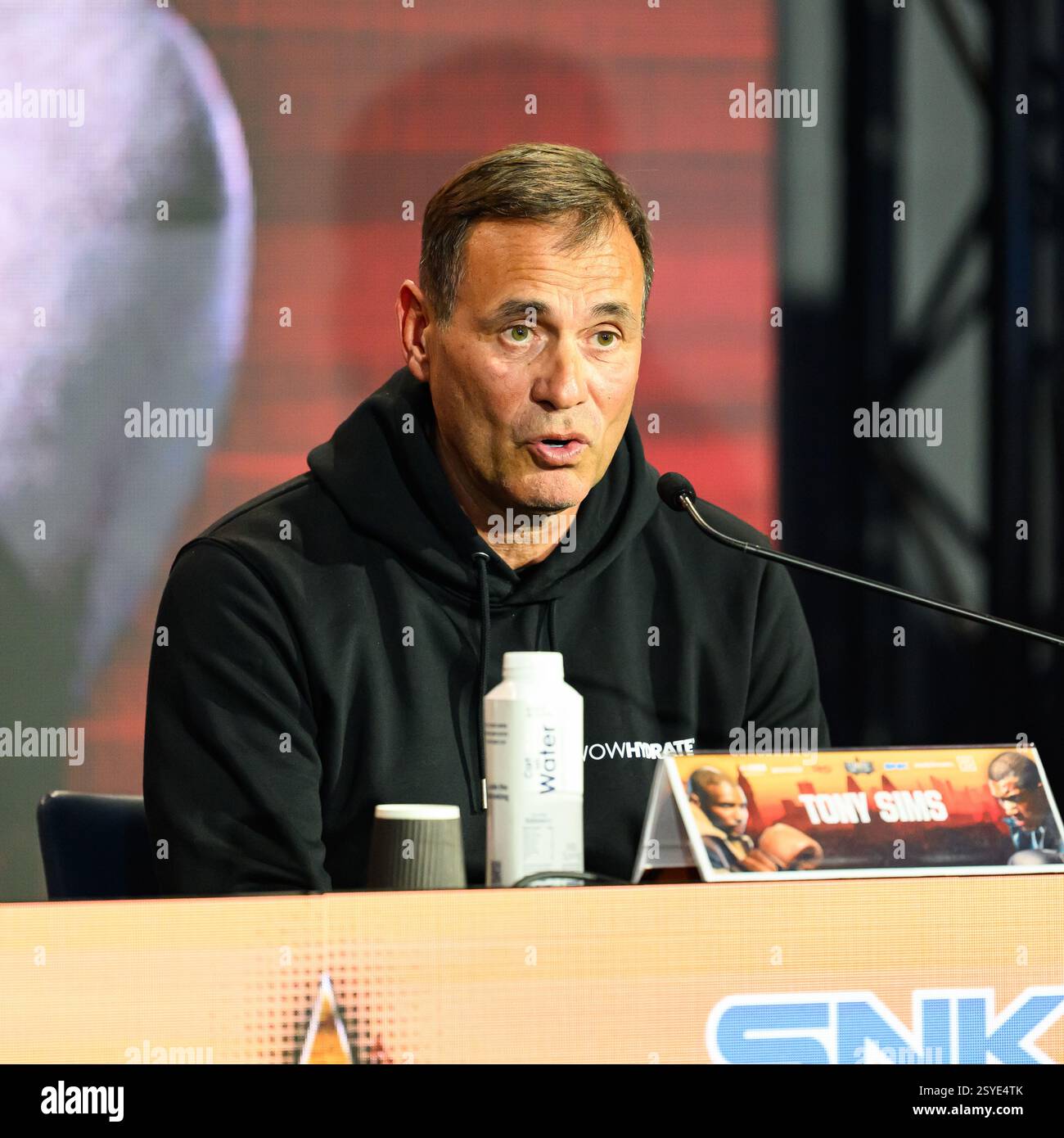 LONDON, UNITED KINGDOM. 27 Feb, 25. Tony Sims during Chris Eubank Jr vs ...
