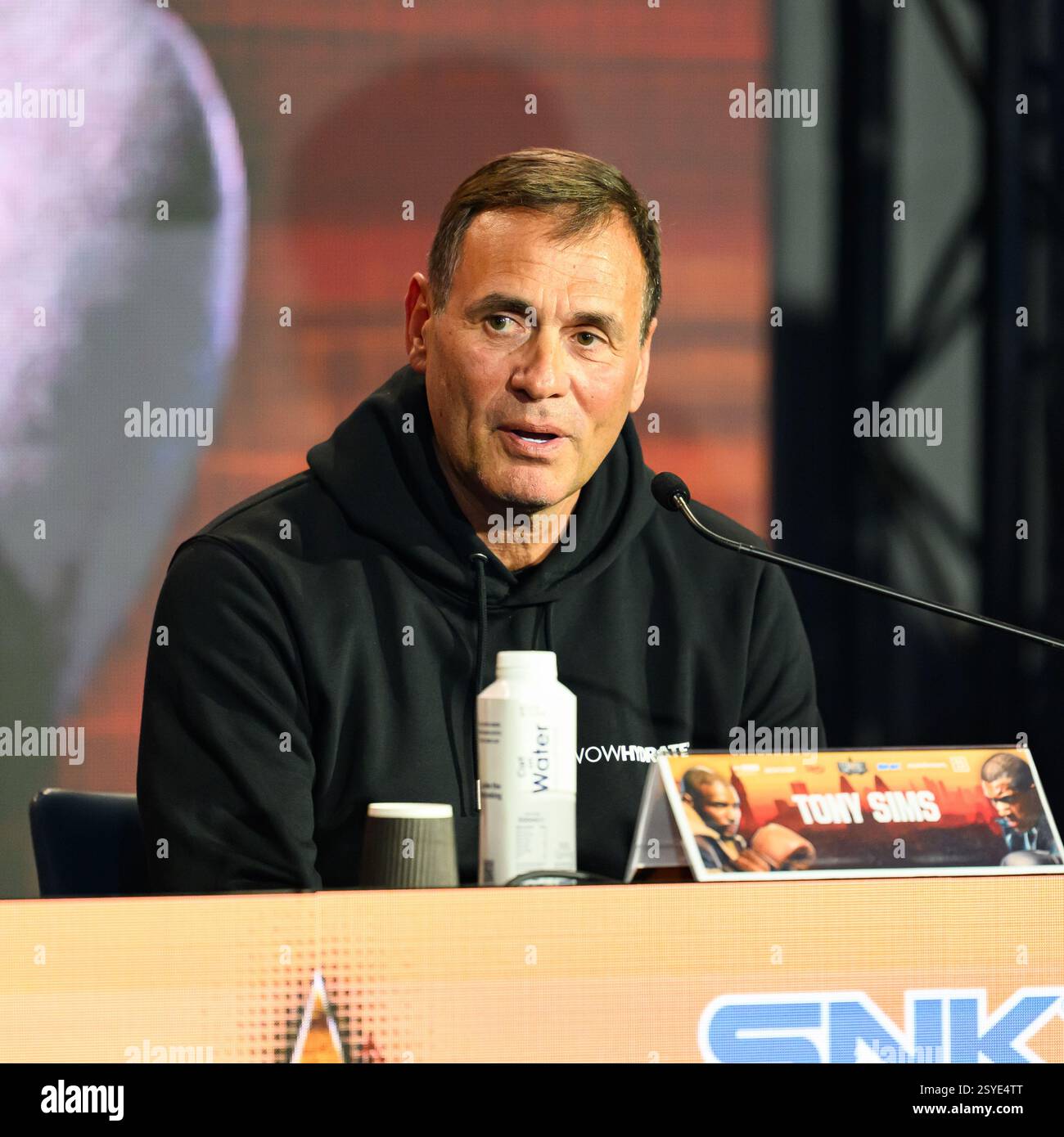 LONDON, UNITED KINGDOM. 27 Feb, 25. Tony Sims during Chris Eubank Jr vs ...