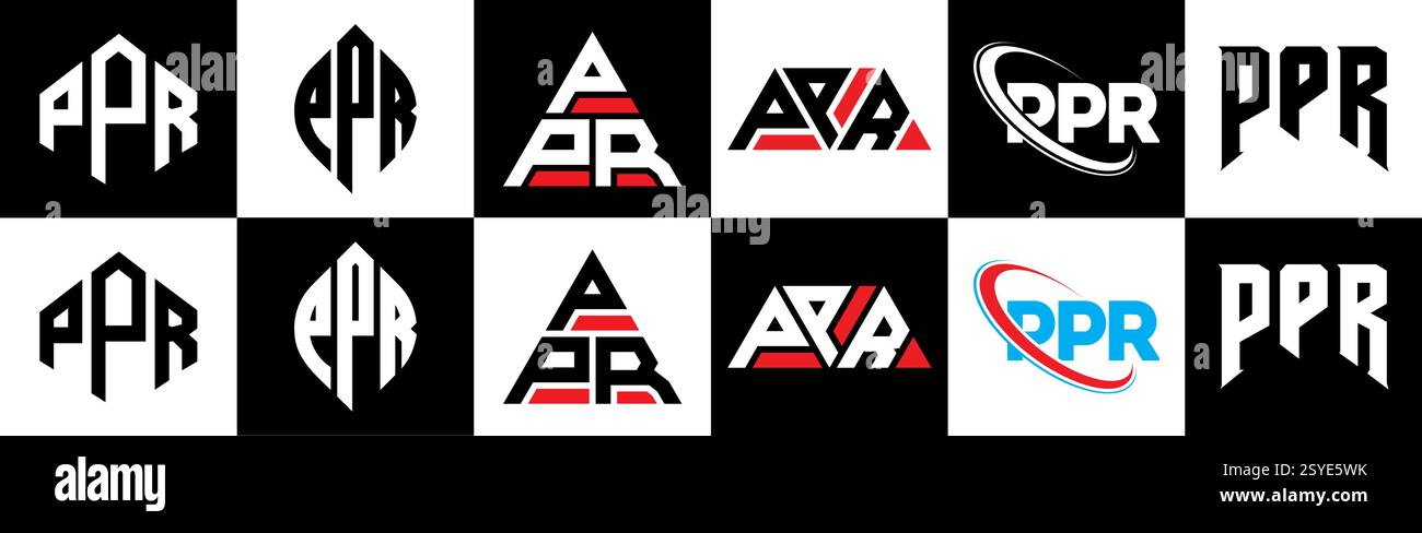 Ppr letter Stock Vector Images - Alamy