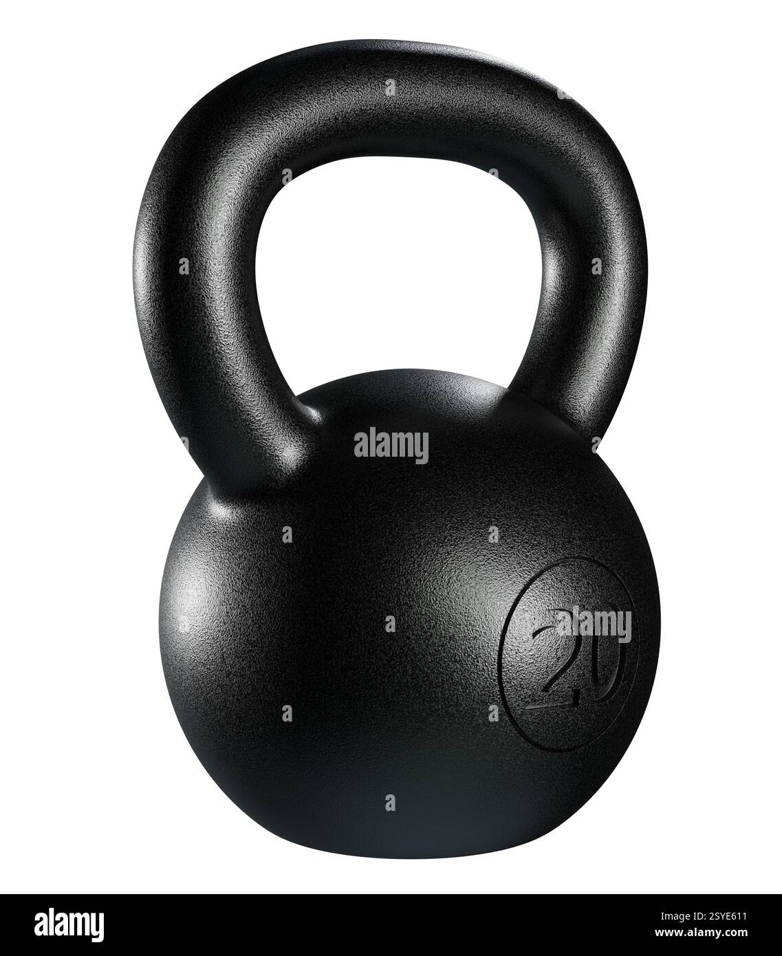 Kettlebell fitness weight, 20 kg heavy cast iron powerlifting equipment ...