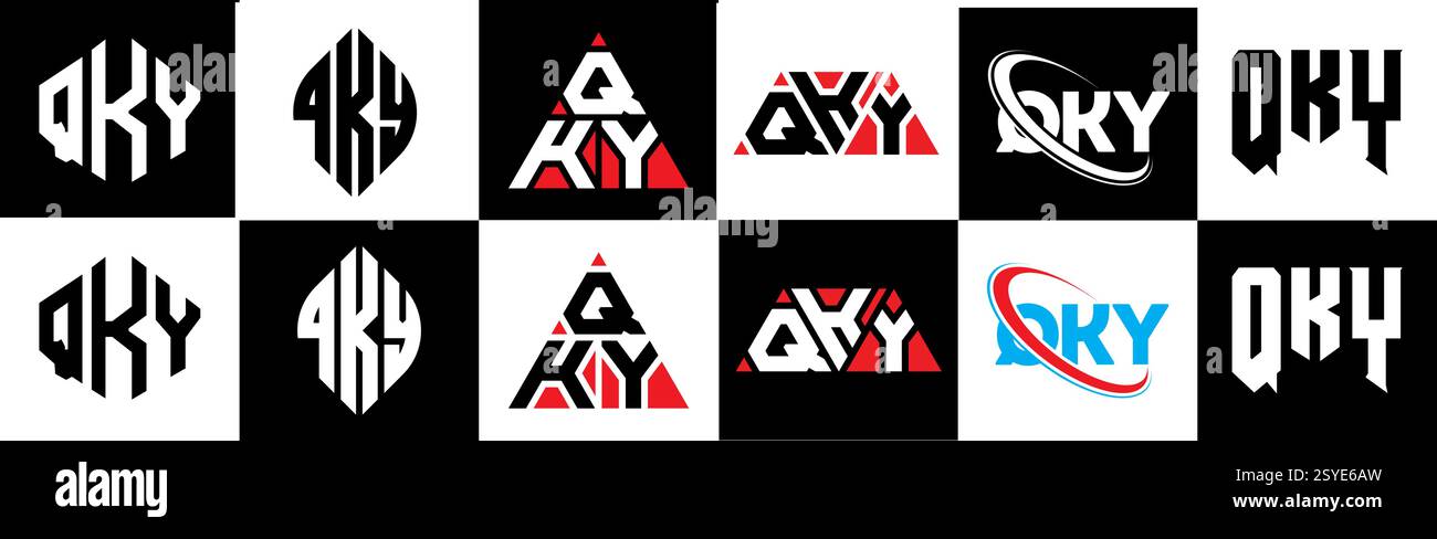 Qky circle logo hi-res stock photography and images - Alamy