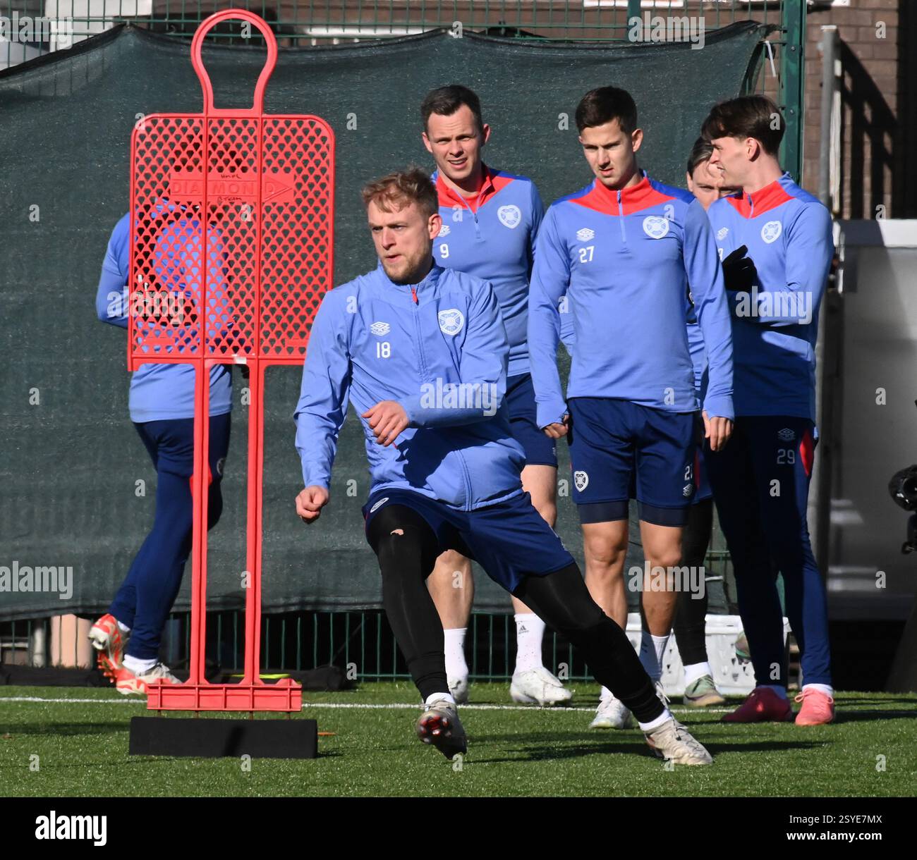 Oriam Sports Centre Edinburgh.Scotland, UK. 28th Feb, 2025. Hearts ...