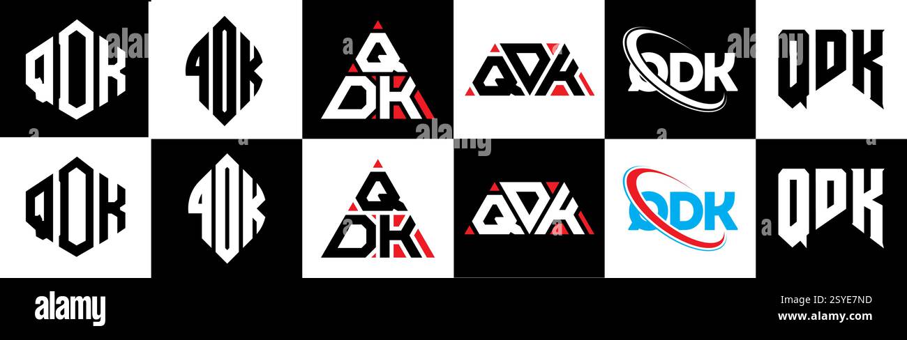 Qdk hexagon Stock Vector Images - Alamy