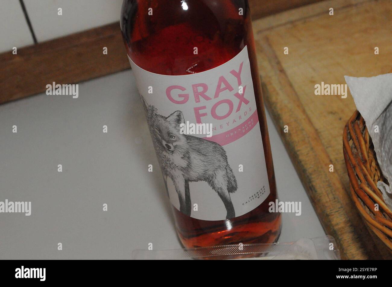 Copenhagen/ DenmarK/28 FEBRUARY 2025/ Premium california wine gray fox ...