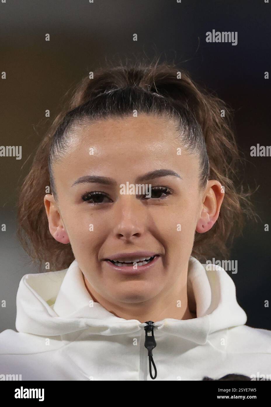 Monza, Italy. 21st Feb, 2025. Hannah Cain of Wales during the line up ...