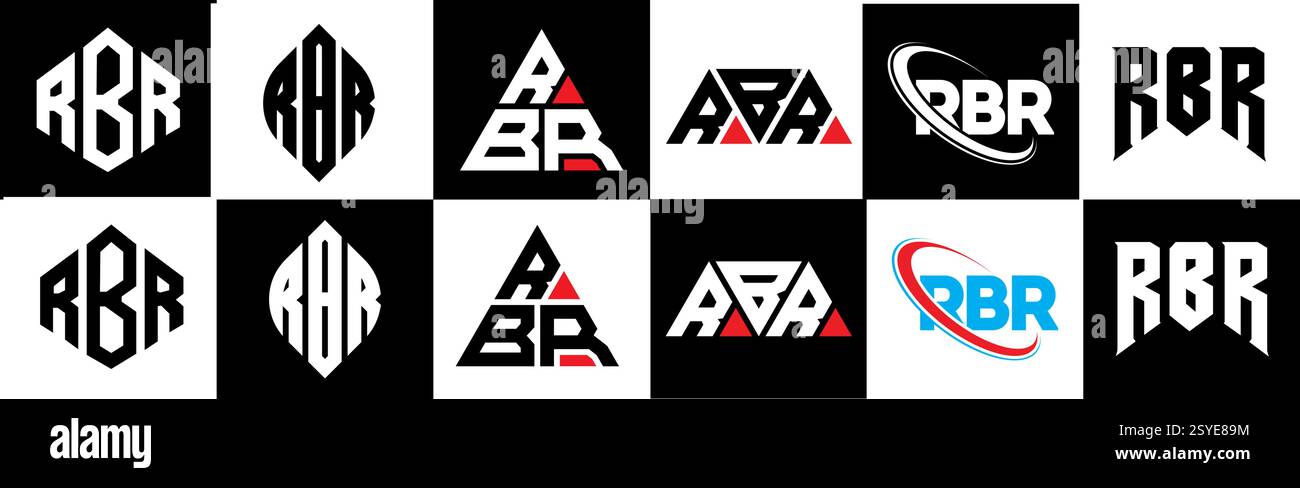 Rbr letter Stock Vector Images - Alamy