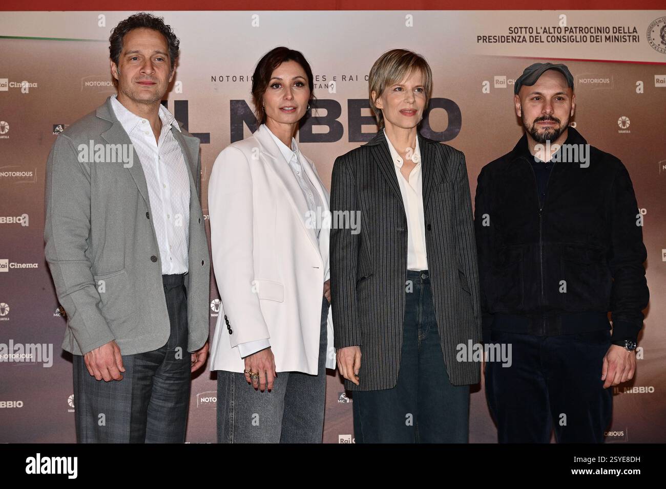 Rome, Italy. 02nd Jan, 2025. (L-R) Claudio Santamaria, Anna Ferzetti ...