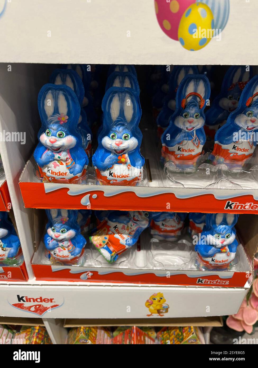 Copenhagen/ DenmarK/28 FEBRUARY 2025/kinder bunnies on sale in danish ...