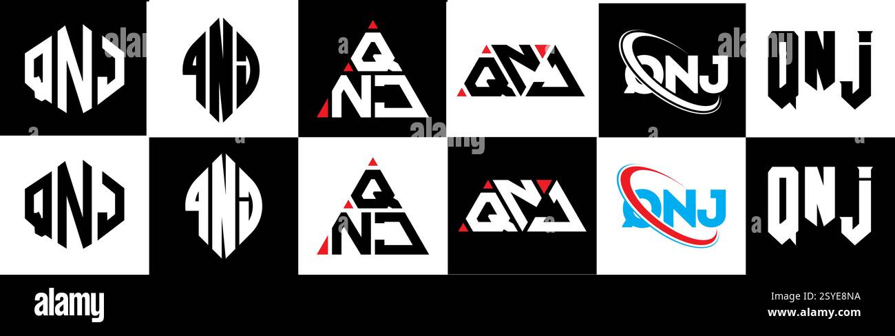 Qnj logos Stock Vector Images - Alamy