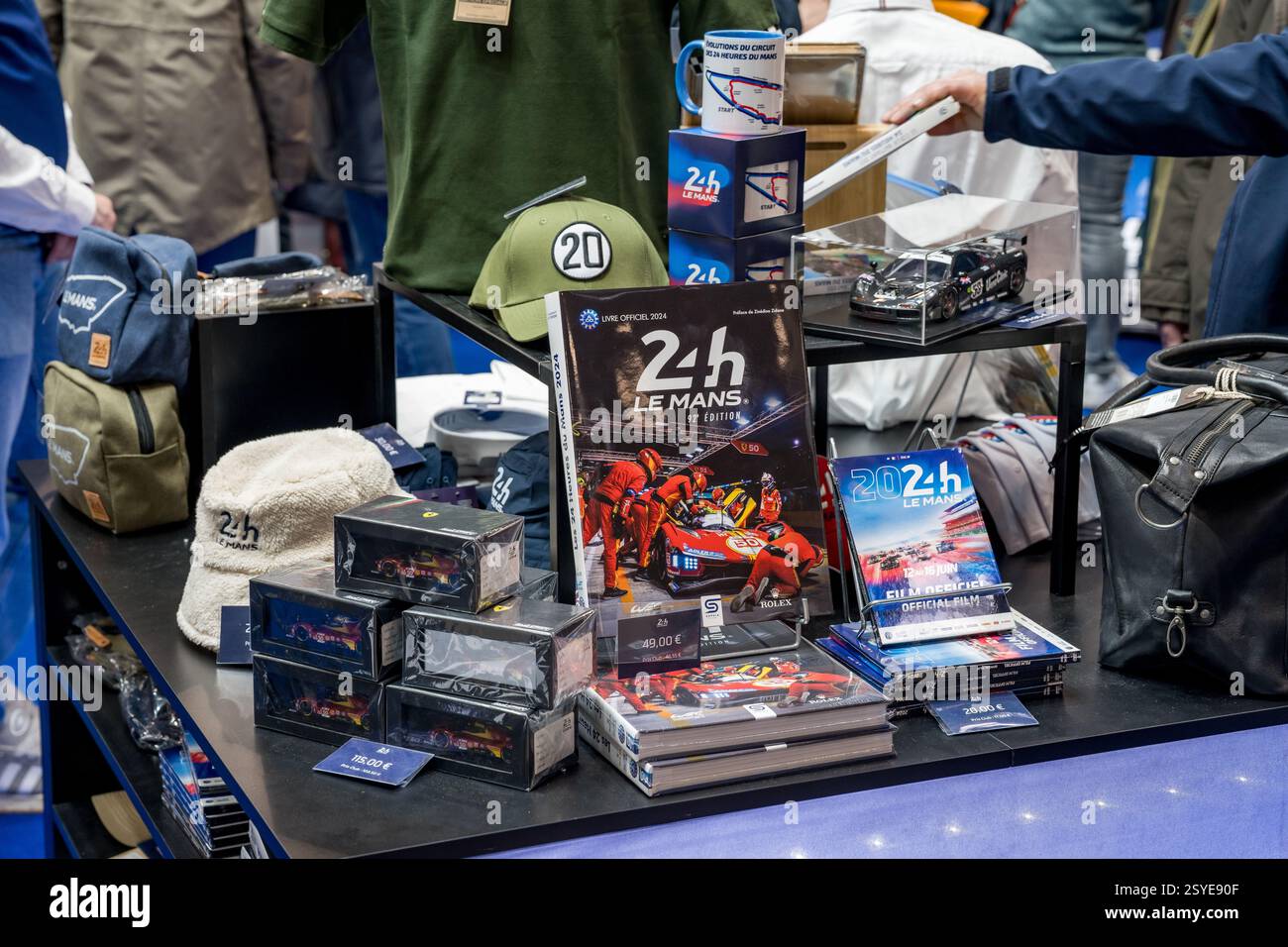 Exciting display of Le Mans memorabilia showcasing racing history at a ...