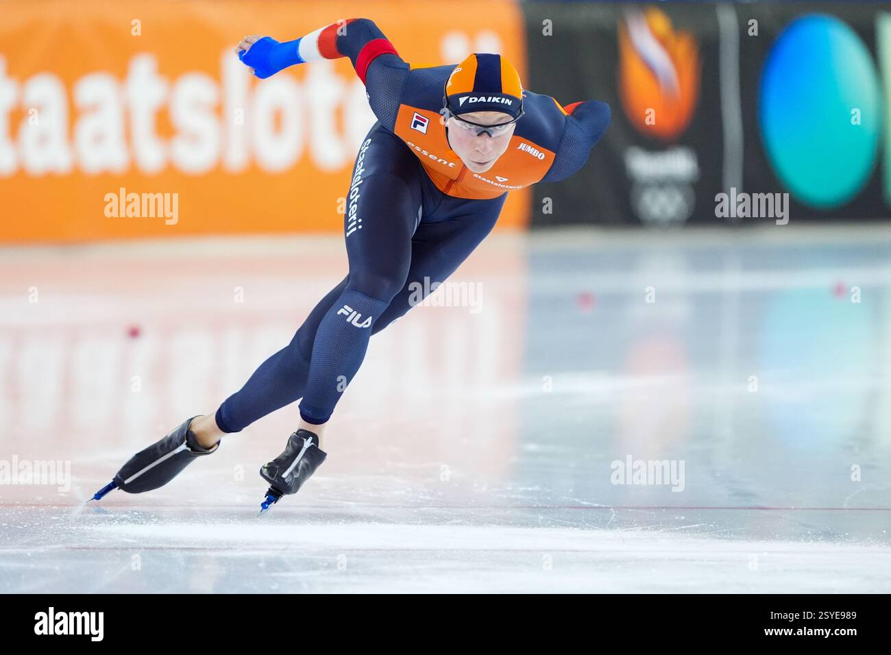 HEERENVEEN, NETHERLANDS - FEBRUARY 28: Merijn Scheperkamp of ...