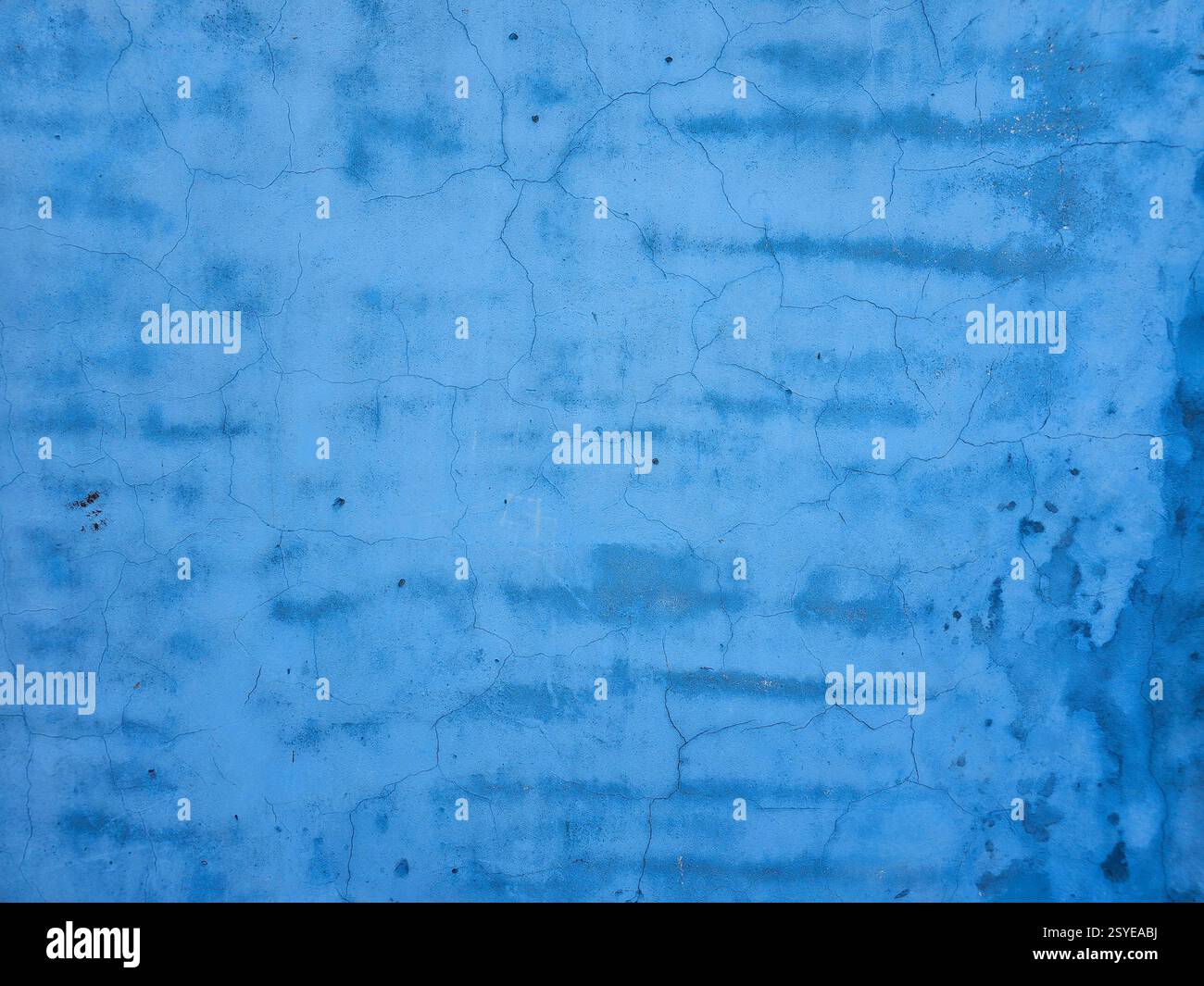 Rough faded away blue concrete wall surface pattern texture, peeled ...