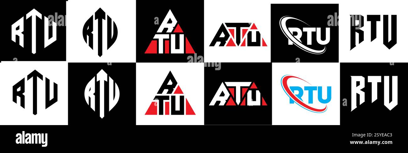 Rtu hexagon Stock Vector Images - Alamy