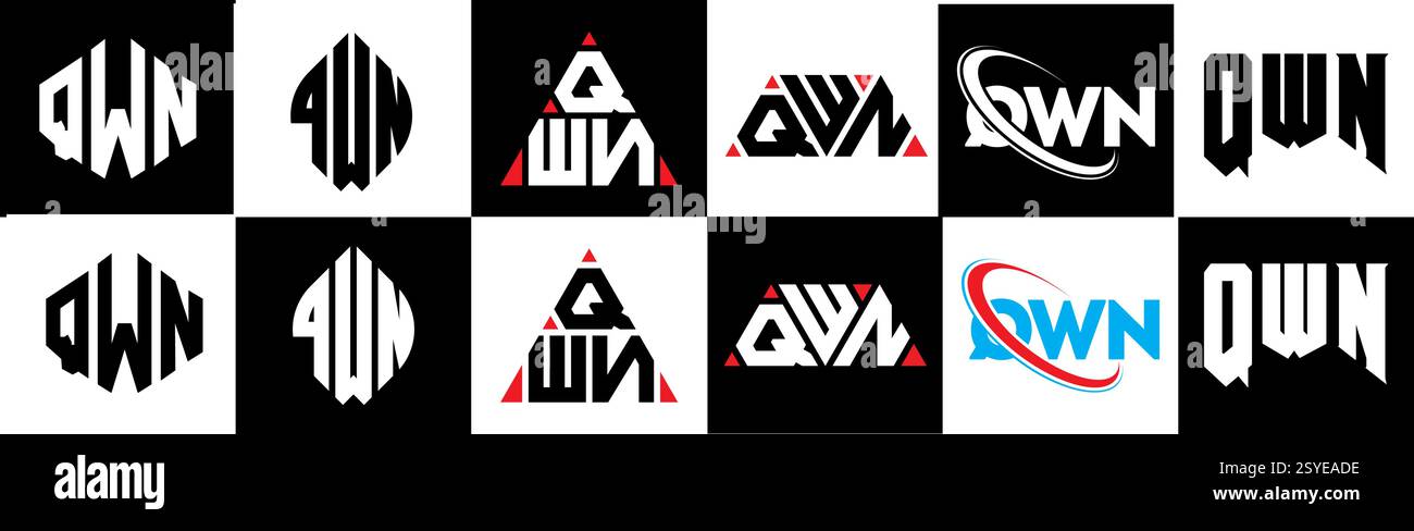 Qwn logos hi-res stock photography and images - Alamy