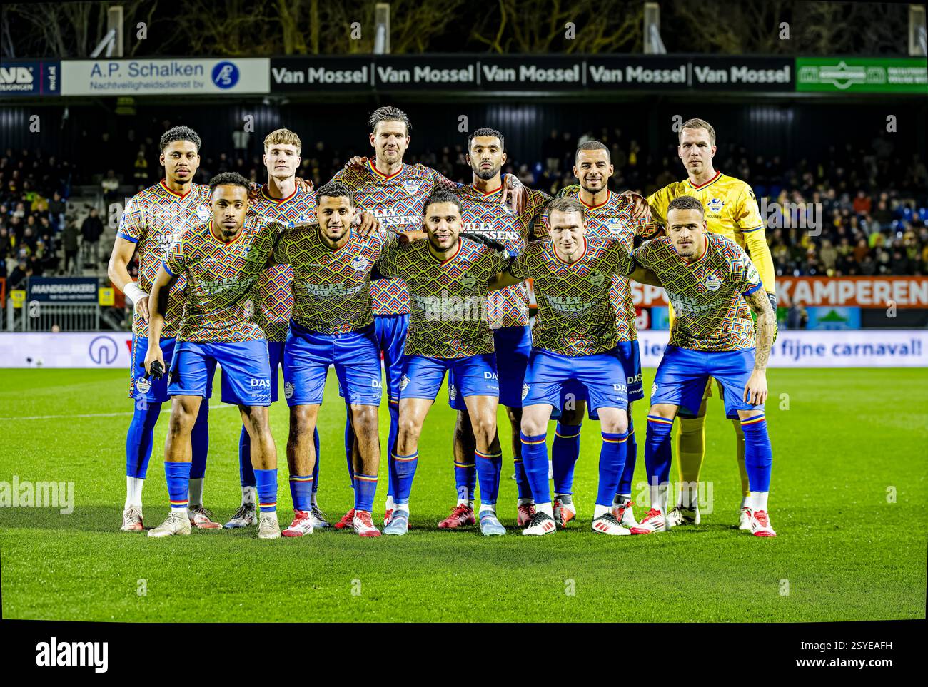 WAALWIJK, Netherlands. 28th Feb, 2025. SPO, Mandemakers Stadium, Dutch eredivisie, season 2024/ ...