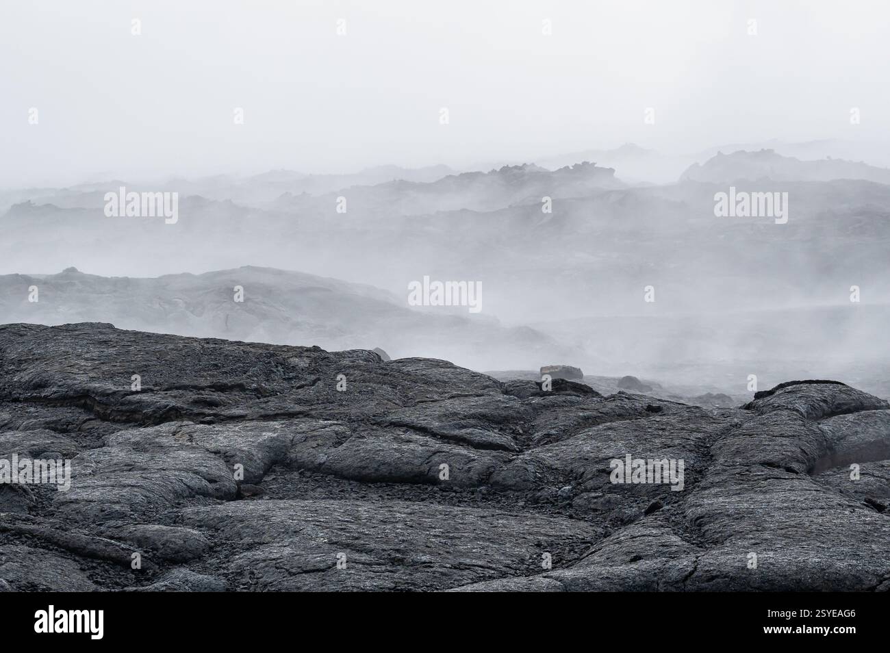 Basaltic lava at the Fagradalsfjall volcano on Iceland Stock Photo - Alamy