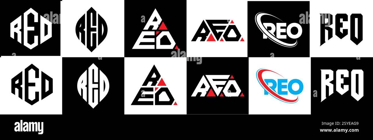 Reo polygon Stock Vector Images - Alamy