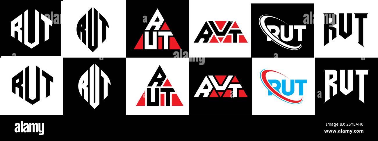 Rut hexagon Stock Vector Images - Alamy