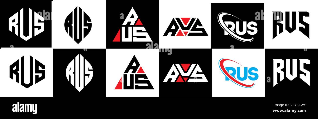 Rus logos Stock Vector Images - Alamy