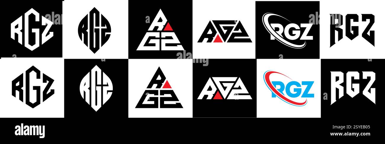 Rgz letter Stock Vector Images - Alamy
