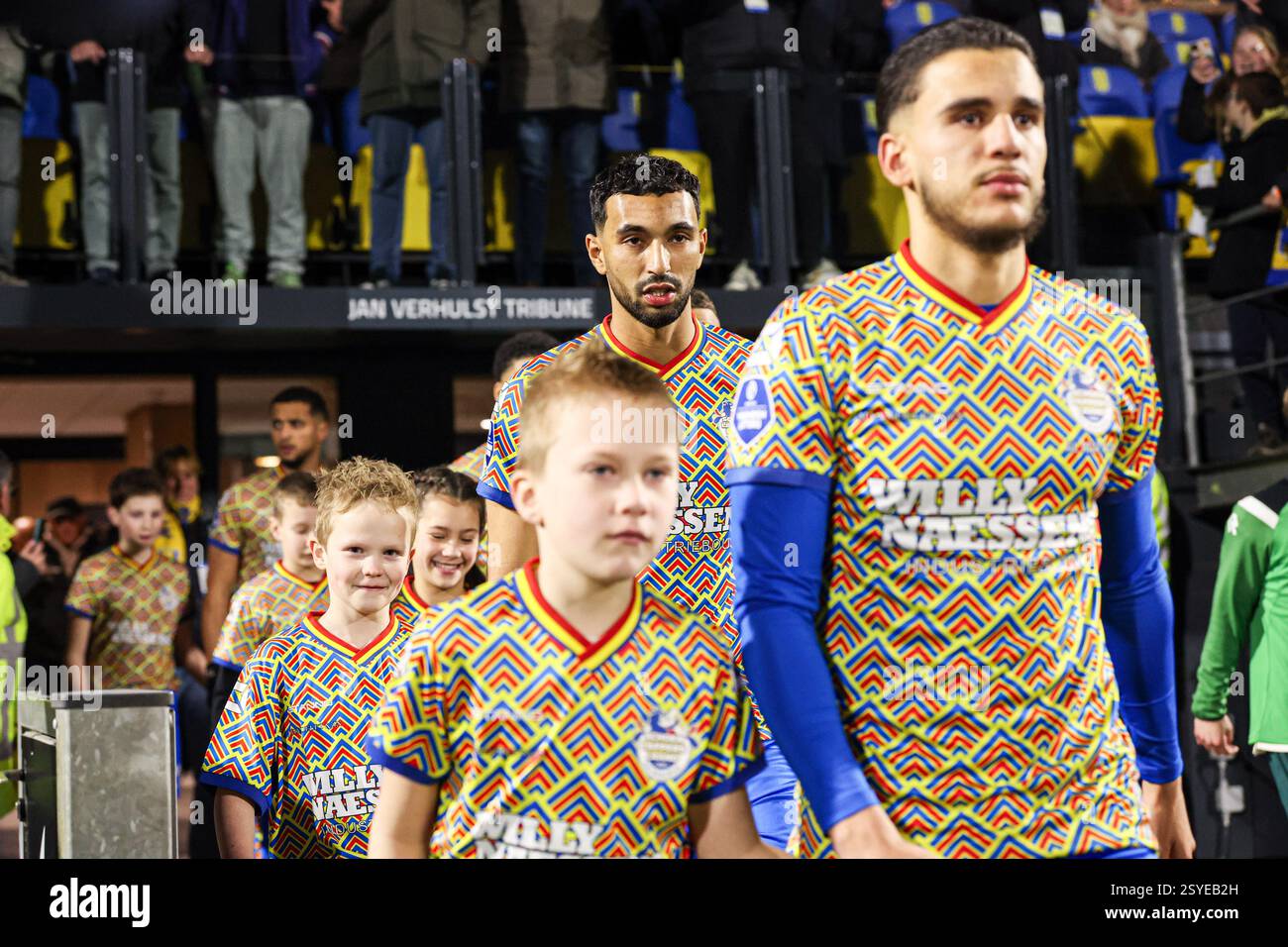 WAALWIJK, NETHERLANDS - FEBRUARY 28: RKC Waalwijk playing in a special ...