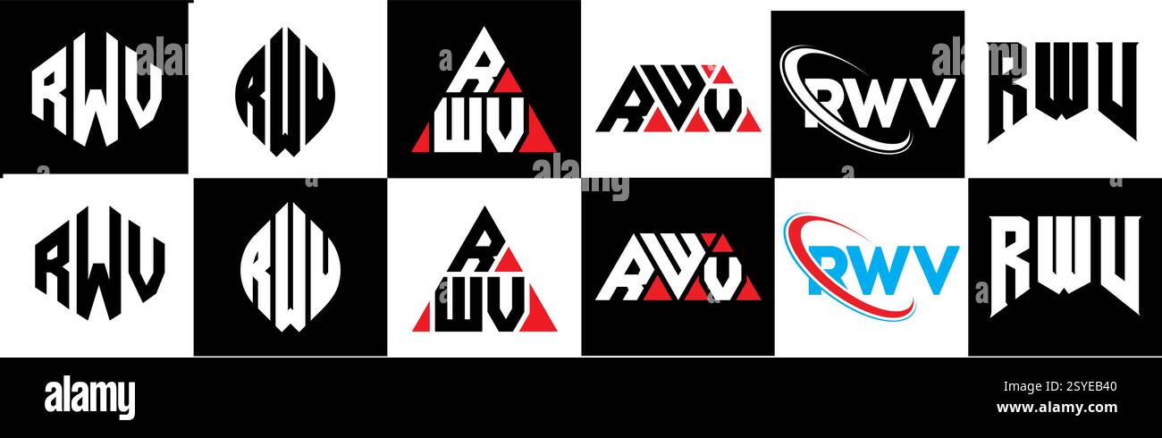 Rwv hexagon Stock Vector Images - Alamy