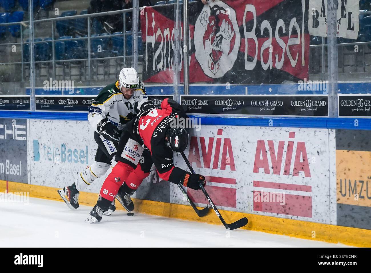 Basel, Switzerland, February 28th 2025: Dominic Weder (11 Olten ...