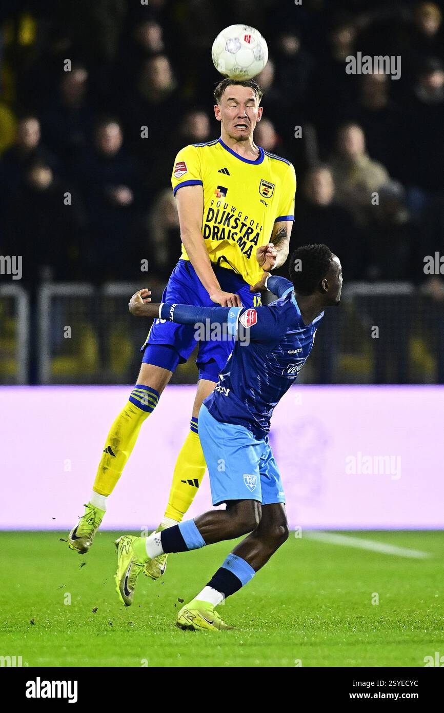 LEEUWARDEN, 28-02-2025, Kooi Stadion, football, Dutch Keuken Kampioen ...