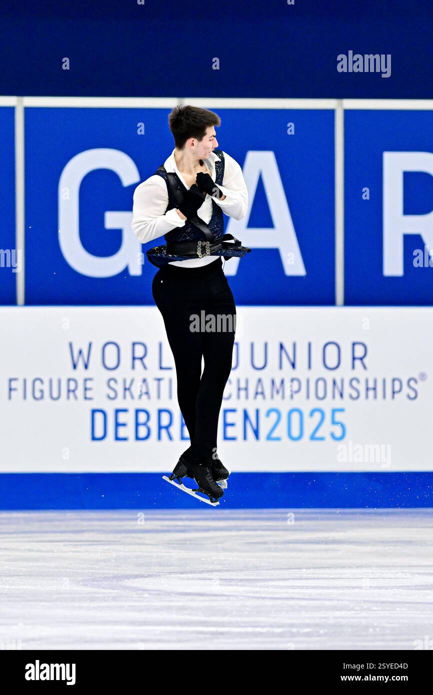 David BONDAR (CAN), during Junior Men Free Skating, at the ISU World ...