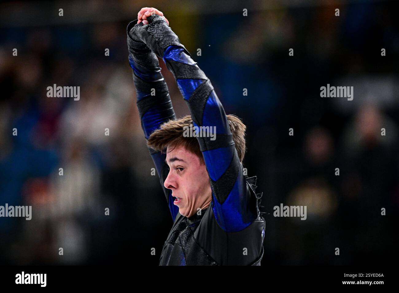 Patrick BLACKWELL (USA), during Junior Men Free Skating, at the ISU World Junior Figure Skating ...
