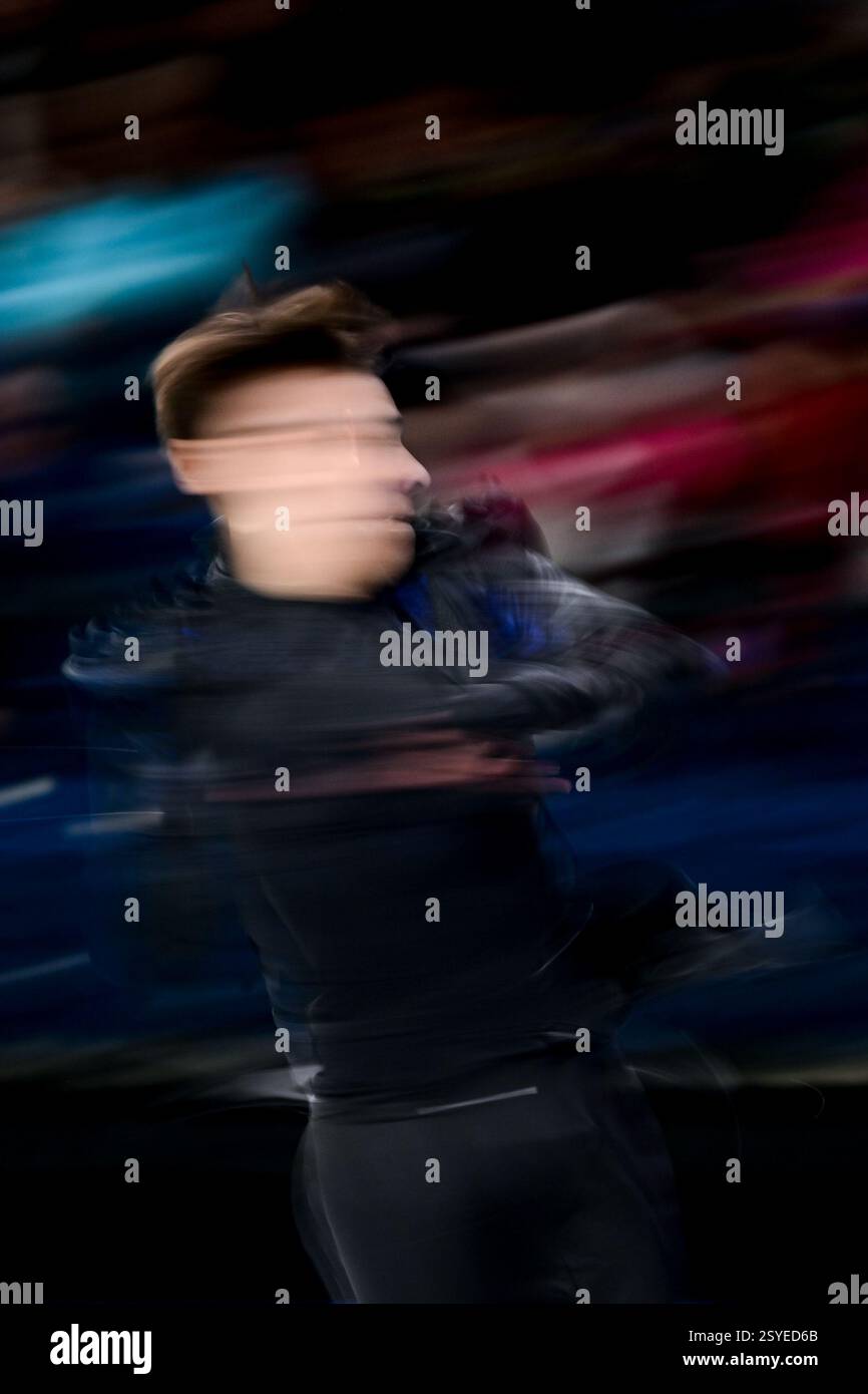 Patrick BLACKWELL (USA), during Junior Men Free Skating, at the ISU ...