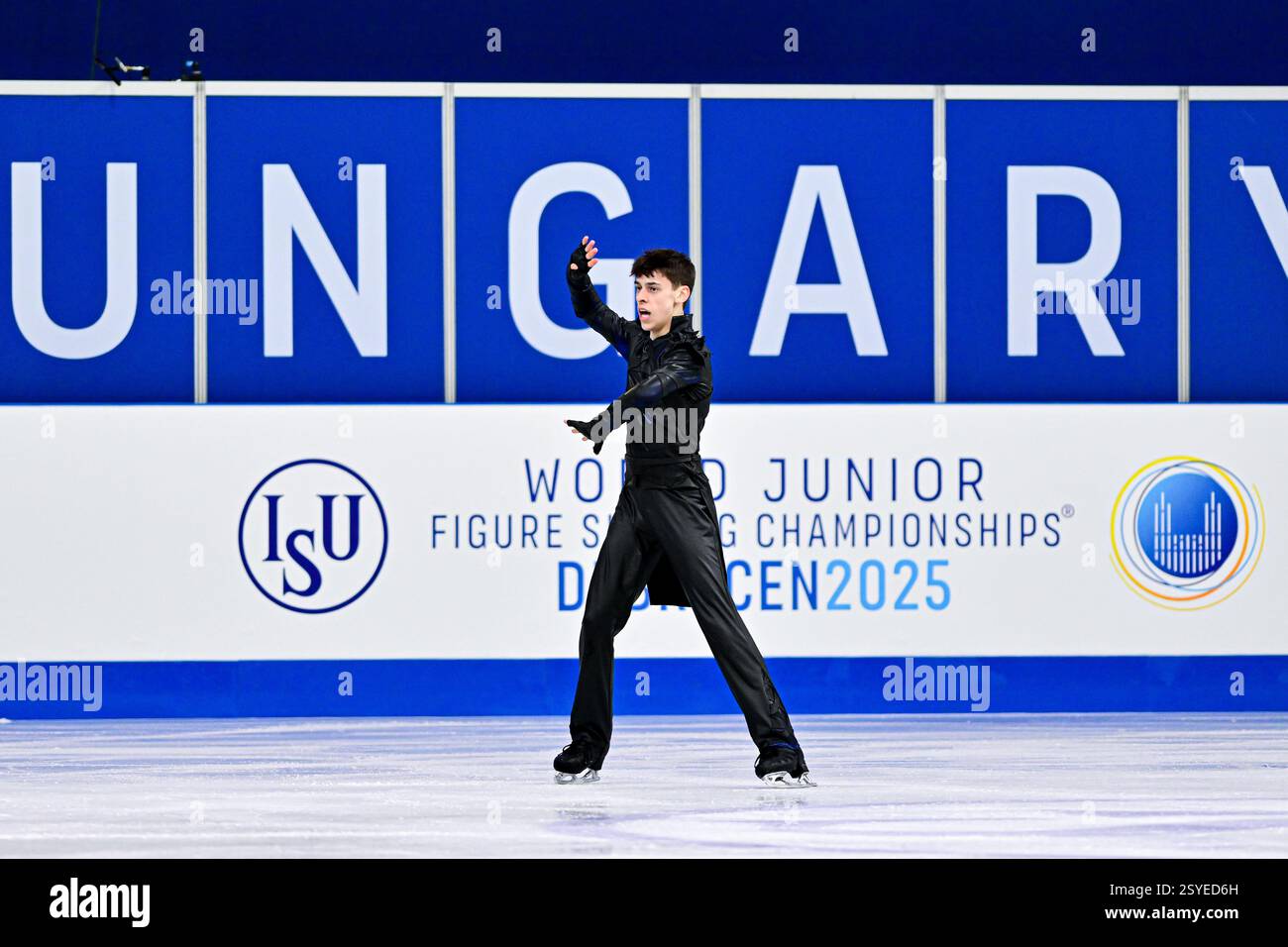 Patrick BLACKWELL (USA), during Junior Men Free Skating, at the ISU ...