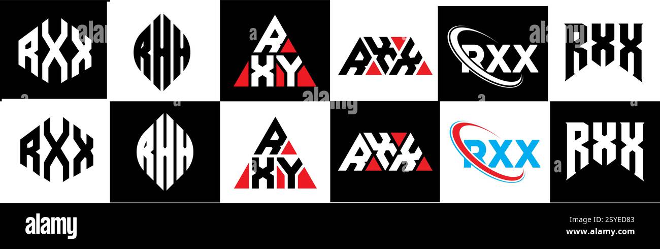 Rxx circle logo hi-res stock photography and images - Alamy