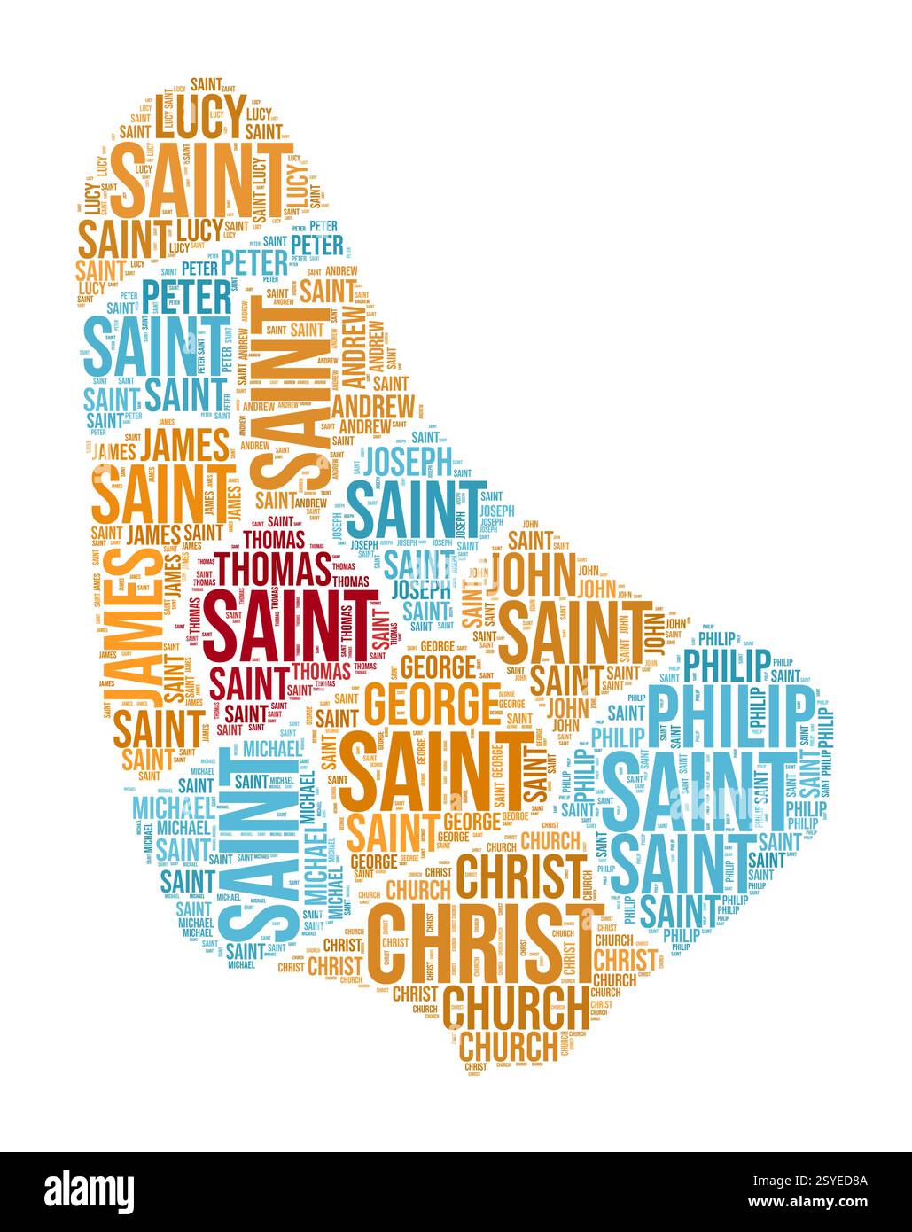 Barbados Word Cloud. Country shape with region division. Barbados ...