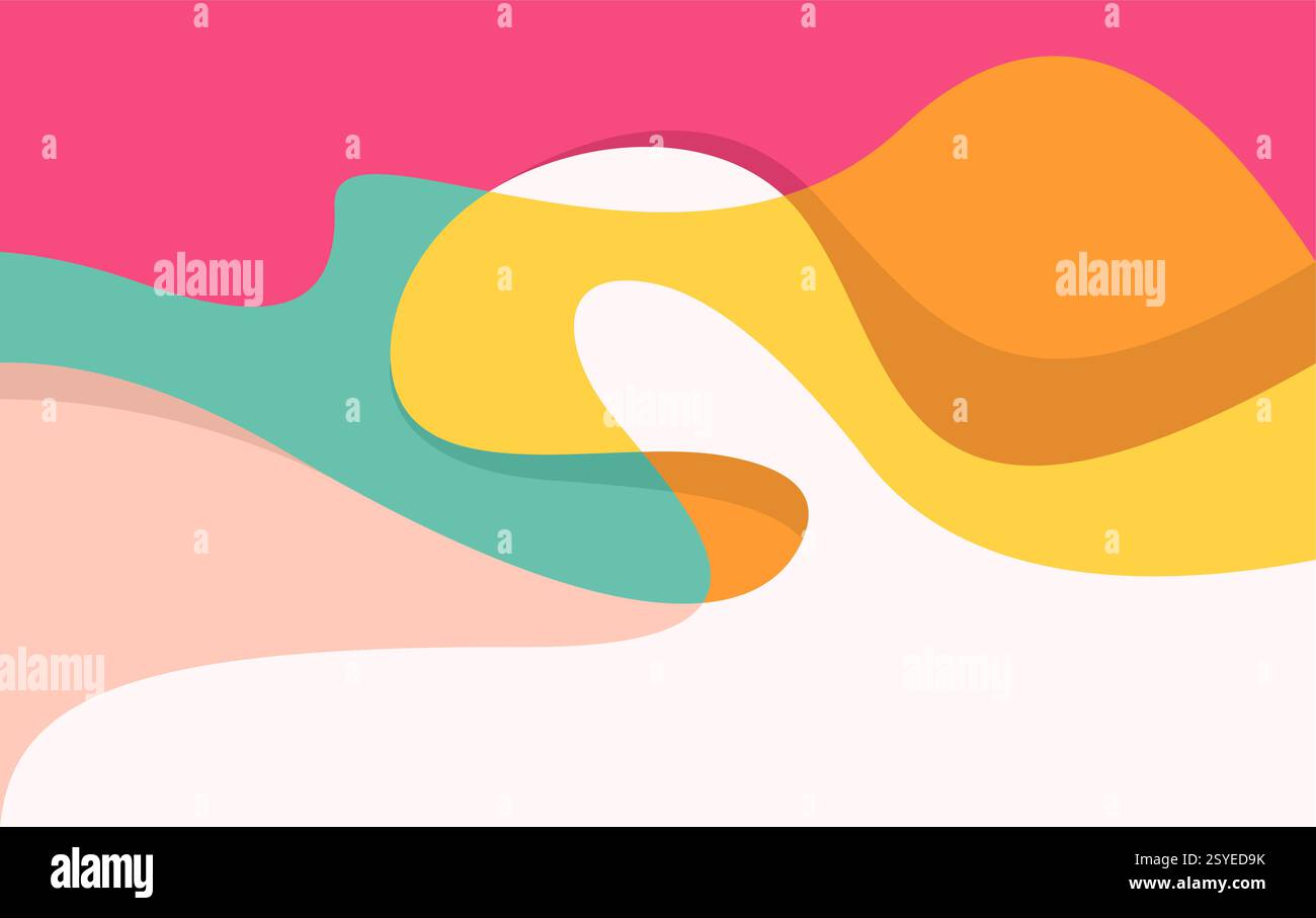 Colorful geometric wave and Fluid background. Trend Modern Abstract ...