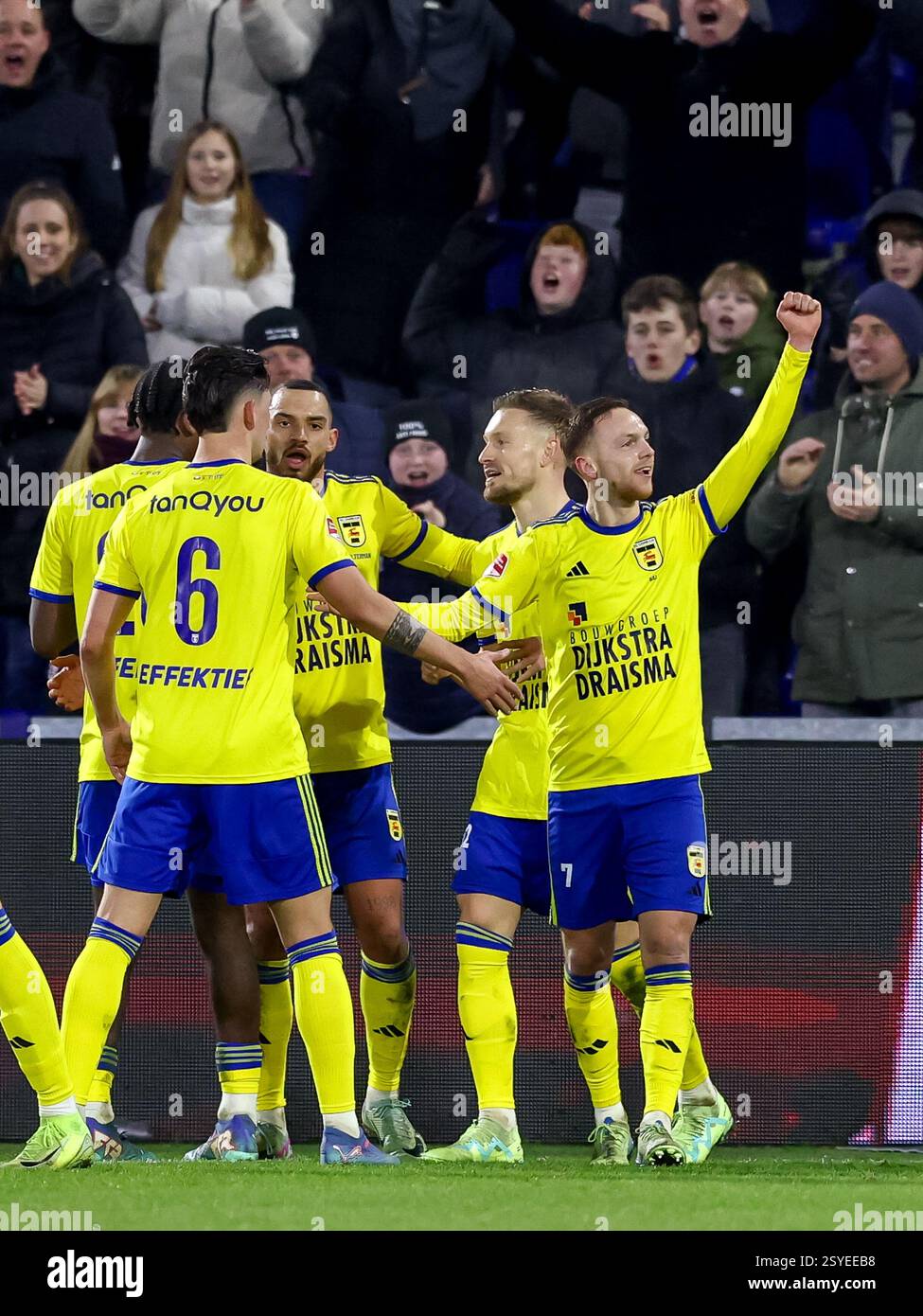 LEEUWARDEN, NETHERLANDS - FEBRUARY 28: Remco Balk of SC Cambuur ...