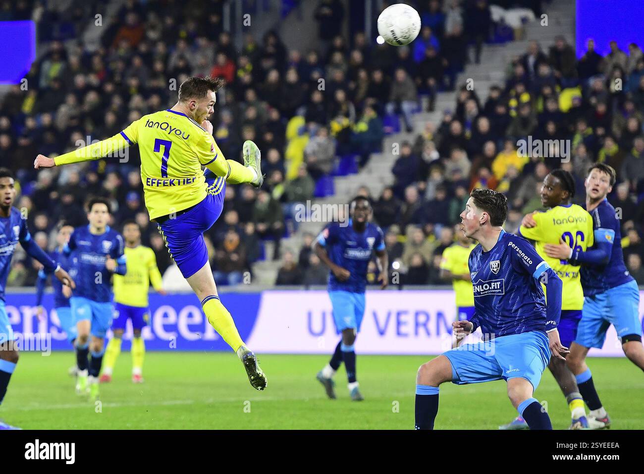 LEEUWARDEN, 28-02-2025, Kooi Stadion, football, Dutch Keuken Kampioen ...