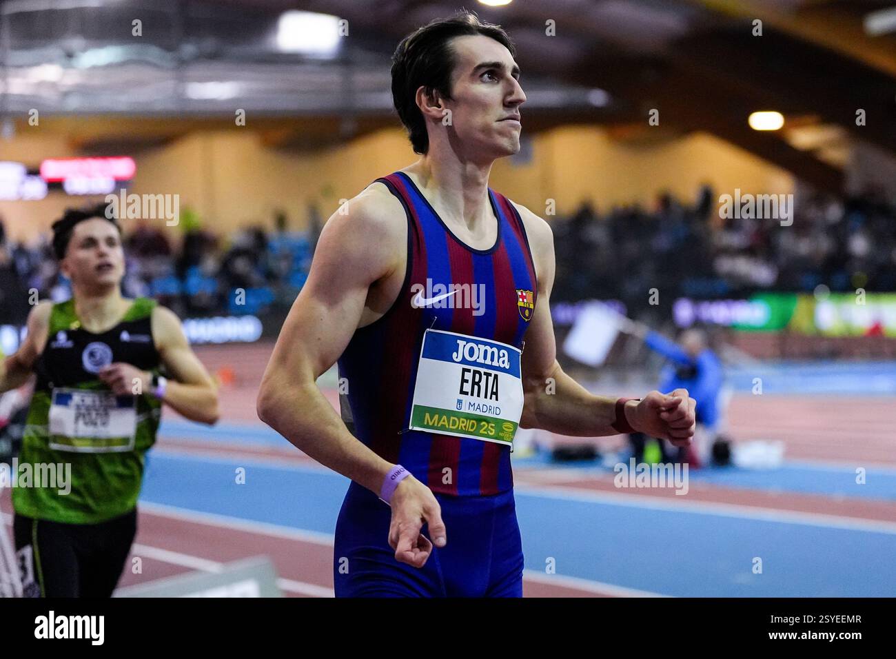 Bernat Erta Majo of Spain reacts after winning in the Men's 400m Final ...