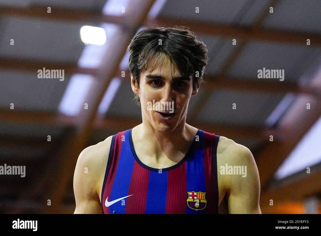 Bernat Erta Majo of Spain reacts after winning in the Men's 400m Final ...