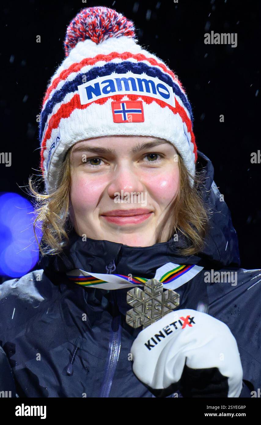 Trondheim, Norway. 28th Feb, 2025. Nordic skiing: World Championships ...