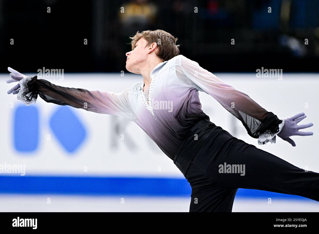 Tamir KUPERMAN (ISR), during Junior Men Free Skating, at the ISU World ...