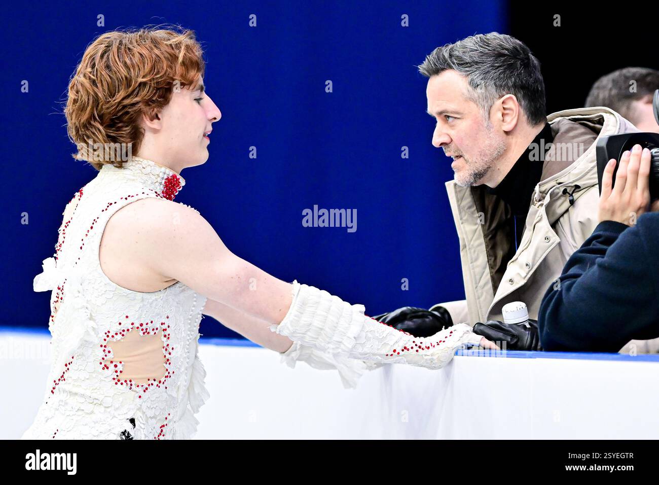 Anthony PARADIS (CAN), during Junior Men Free Skating, at the ISU World ...