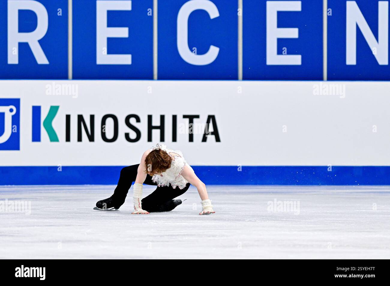 Anthony PARADIS (CAN), during Junior Men Free Skating, at the ISU World ...