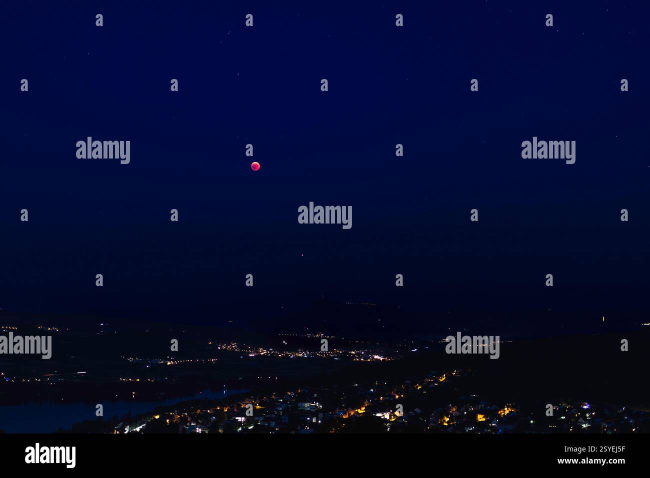 Supermoon Night – Stunning Lunar Views Stock Photo - Alamy