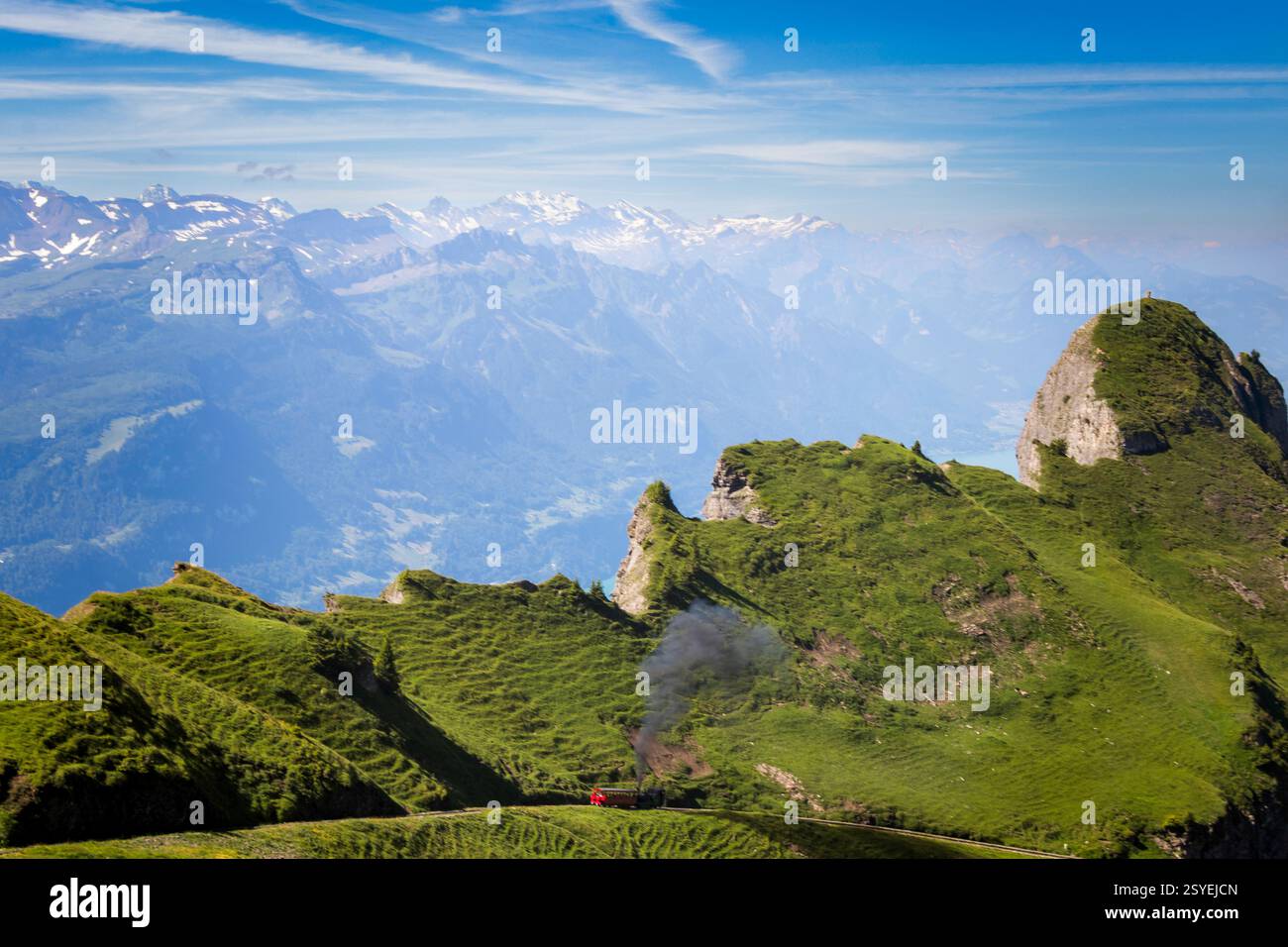 Brienzer Rothorn – Majestic Mountain Views in Switzerland Stock Photo ...