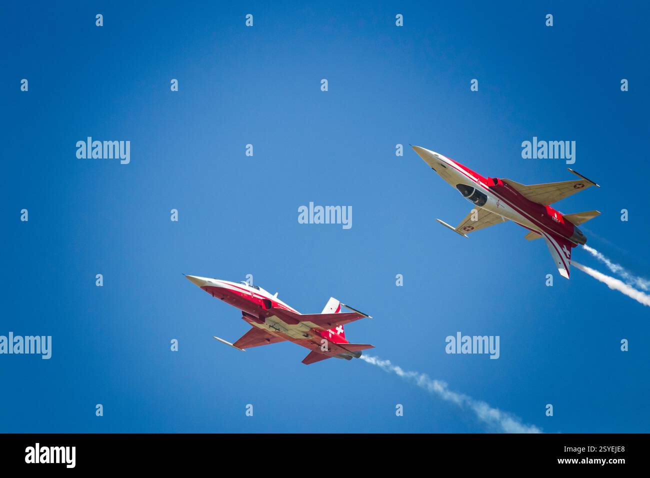 Airshow with Vintage Aircraft – Propeller Planes in Action Stock Photo ...