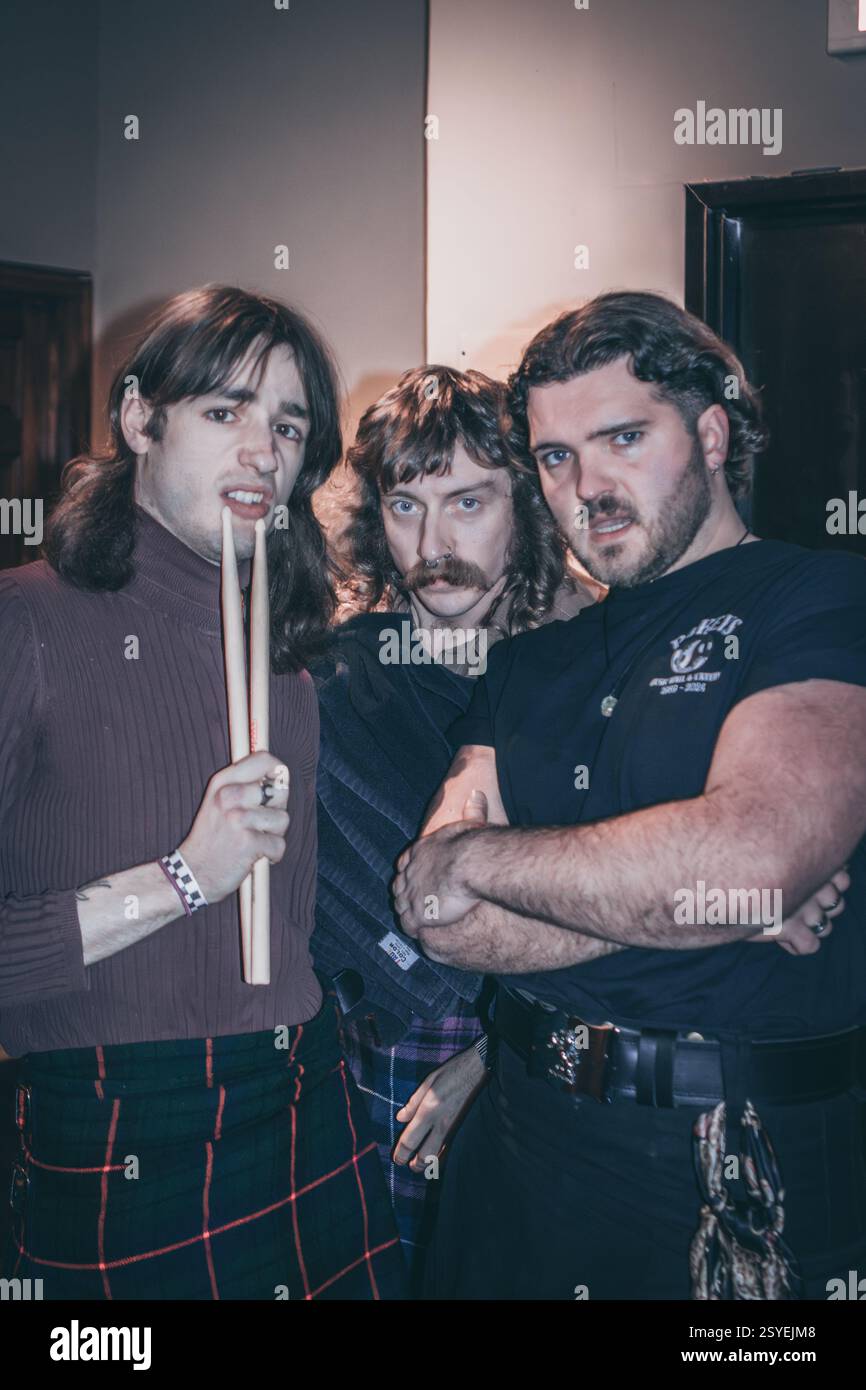 Richmond VA, USA, 24th Feb 2025, Scottish trio High Fade performing at ...