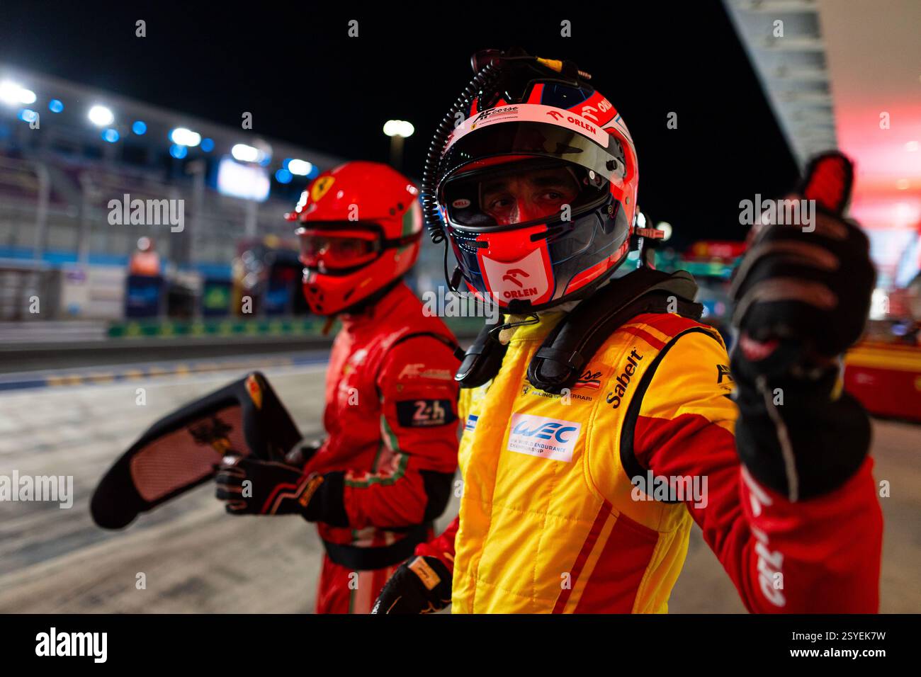 KUBICA Robert (pol), AF Corse, Ferrari 499P #83, Hypercar, portrait ...
