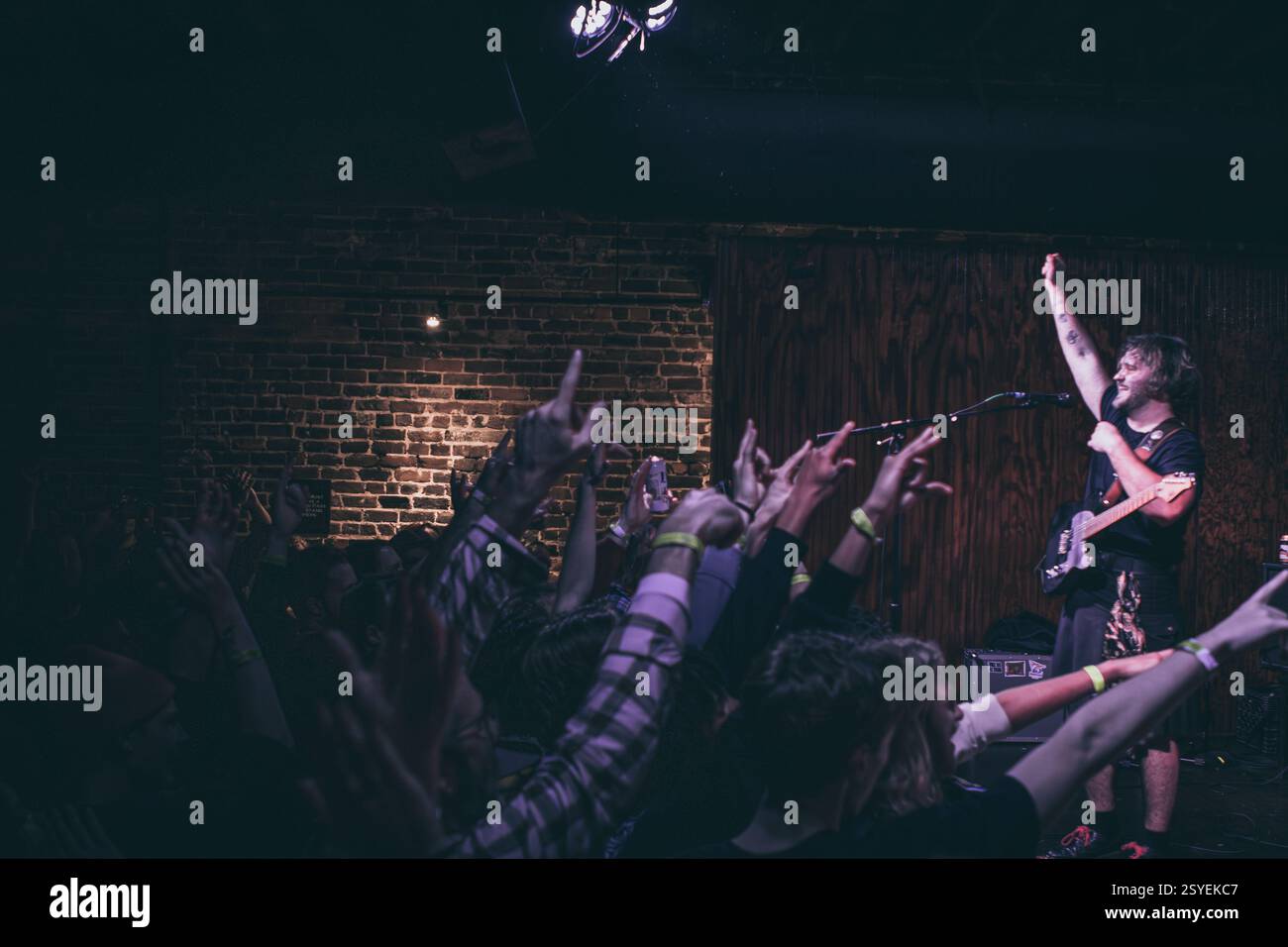 Richmond VA, USA, 24th Feb 2025, Scottish trio High Fade performing at ...