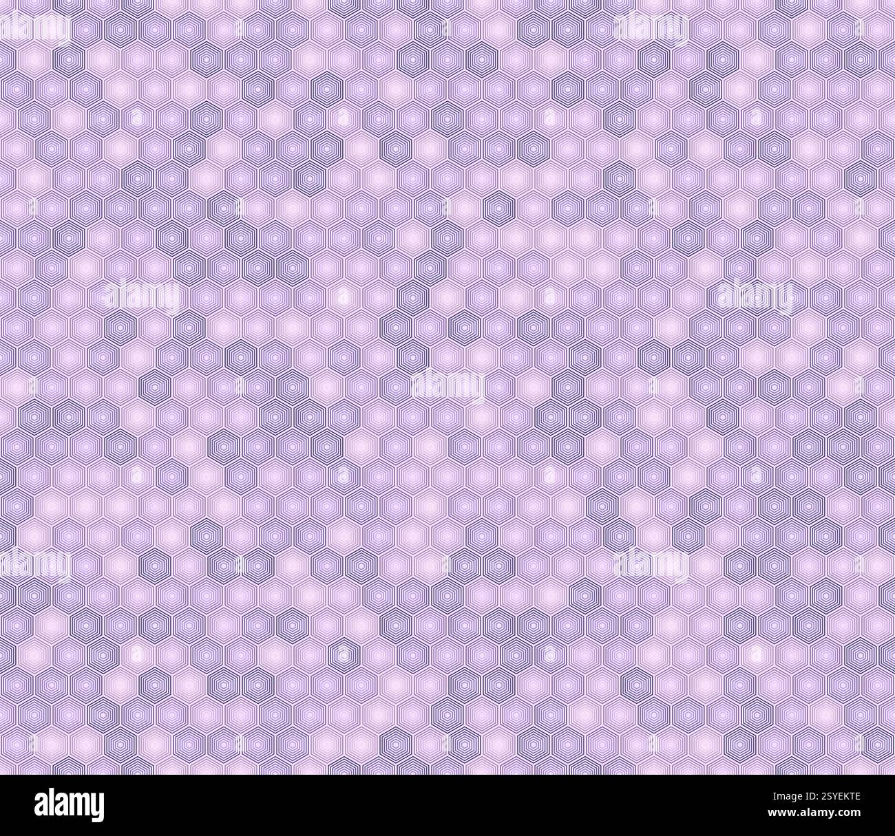 Seamless geometric pattern. Purple color tones gradients. Stacked hexagons mosaic pattern ...